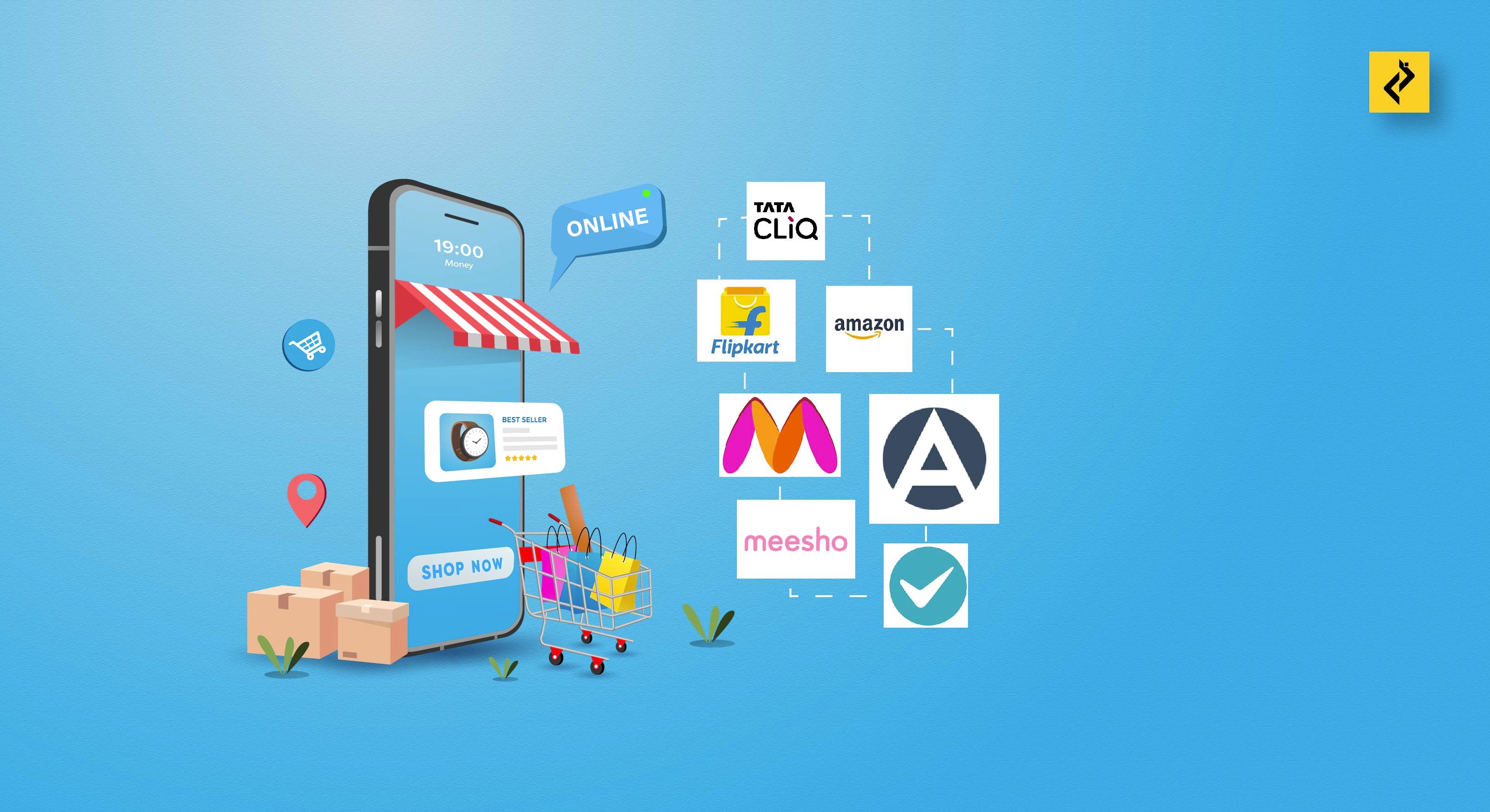 Top 10 Online Shopping Moblie Apps in India | Custom E-Commerce App ...